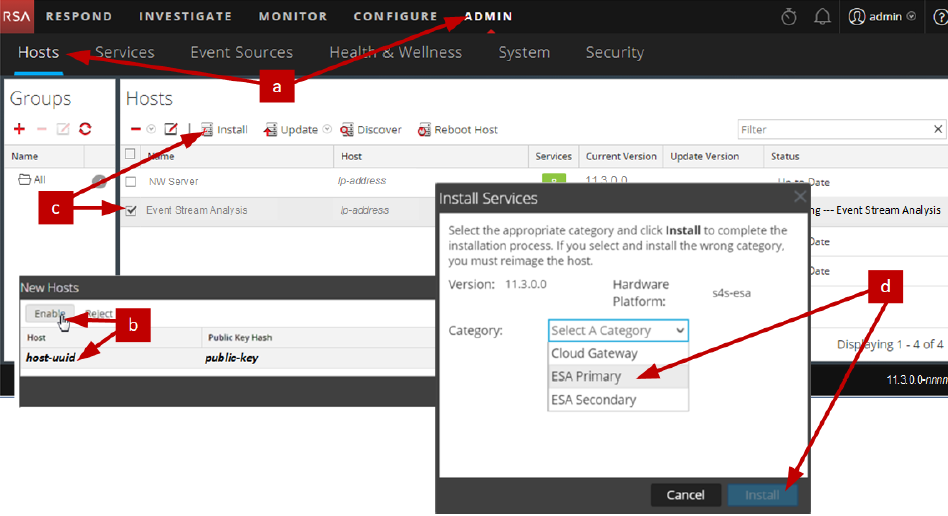How to manually re-add a host that has been removed from the RSA ...